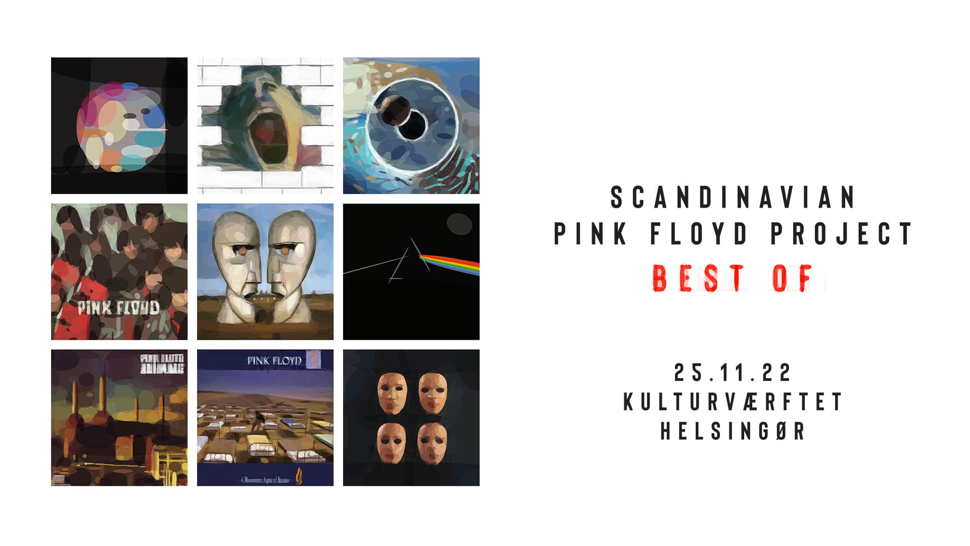 Scandinavian Pink Floyd Project - Best of - Kulturværftet & Toldkammeret